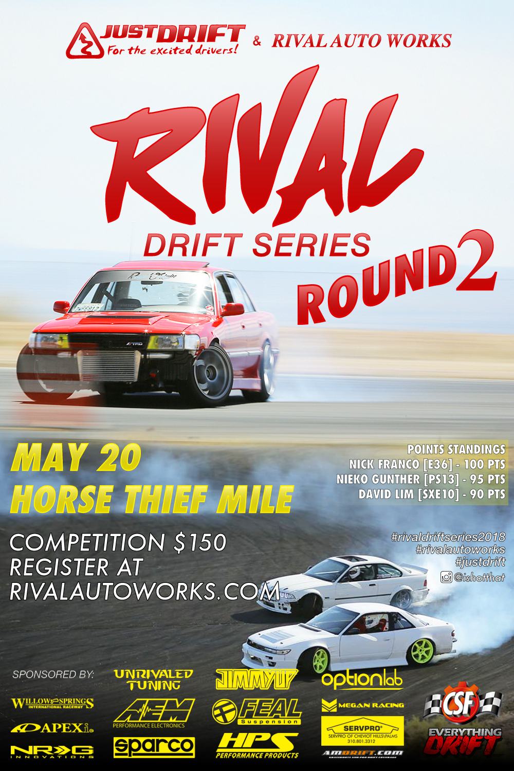 Rival Drift Series – Round 2 – Rival Auto Works